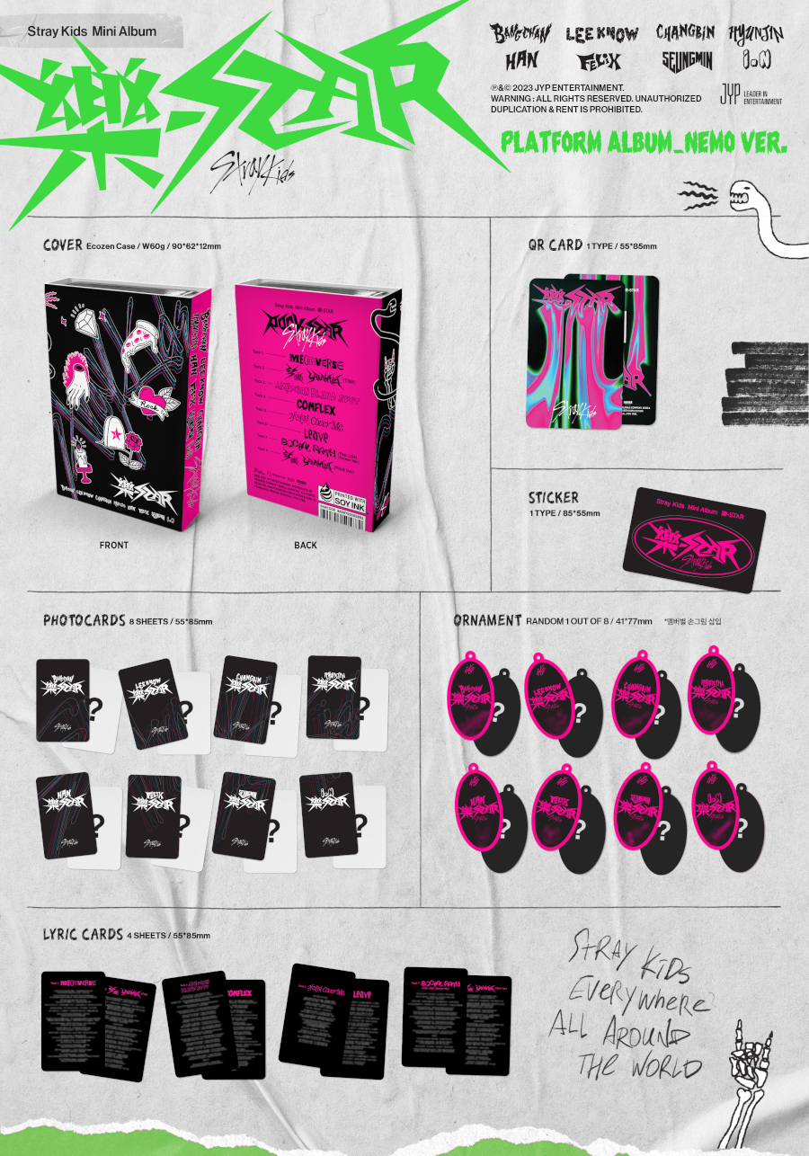STRAY KIDS - 樂 STAR (Platform Nemo Album ver.)