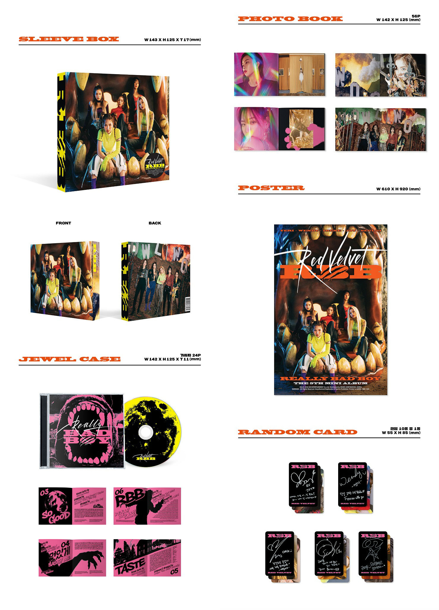 RED VELVET - RBB (Really Bad Boy) - KPOP ALBUMS/Girlsband - mkpop