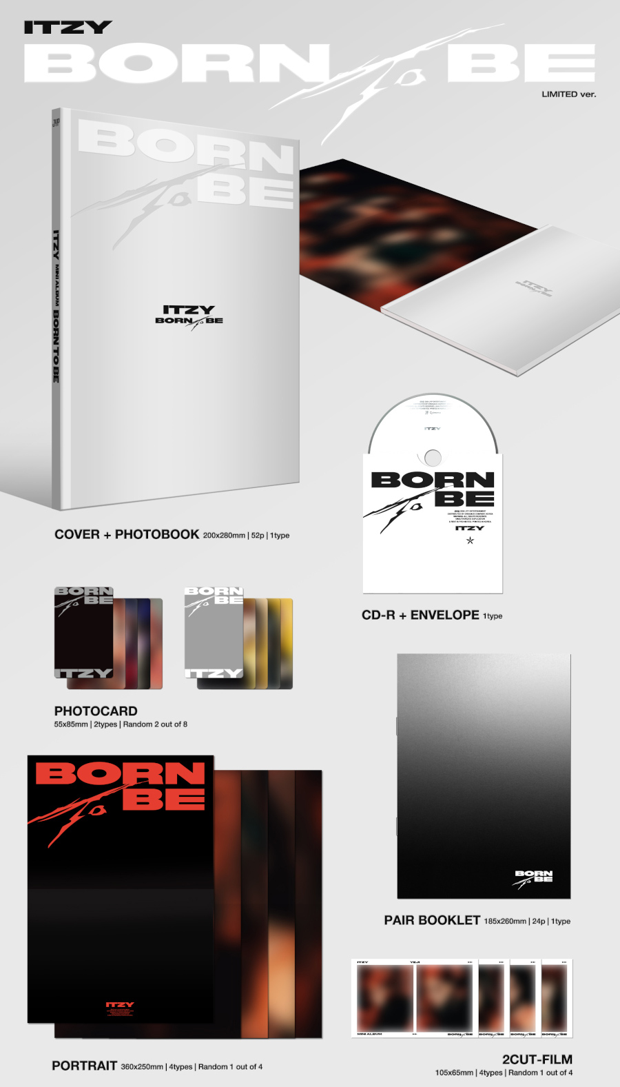 ITZY - Born To Be (Limited ver.)