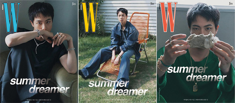 JIN [BTS] - W Korean Magazine Août 2024 - BTS - Articles/BTS - Articles ...