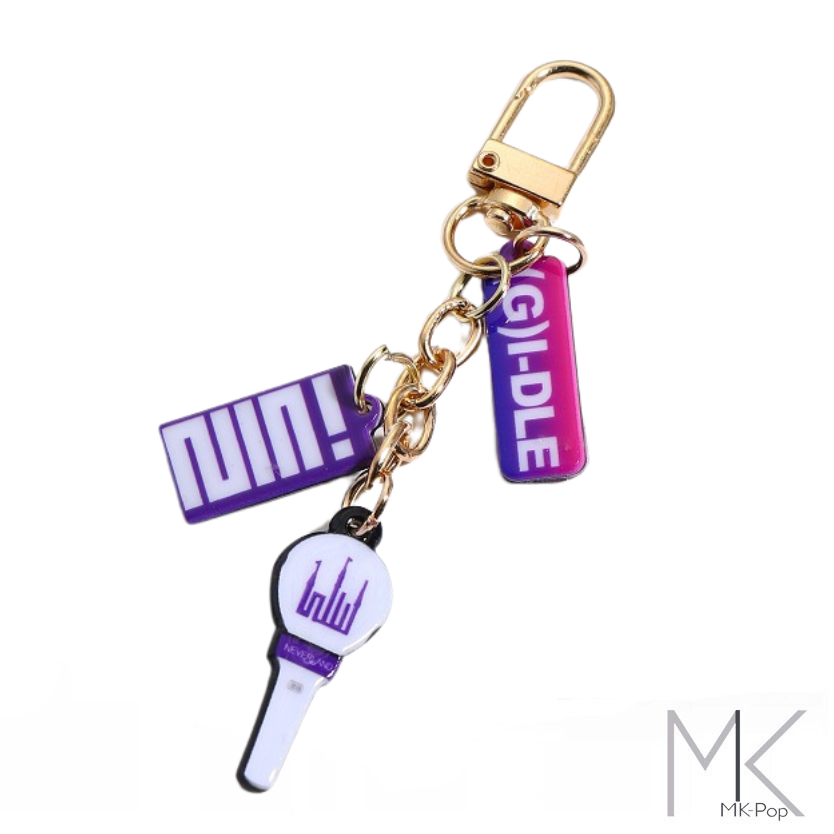 (G)I-DLE - Mini Porte Clé - Lightstick Logo - Articles - Papeterie ...