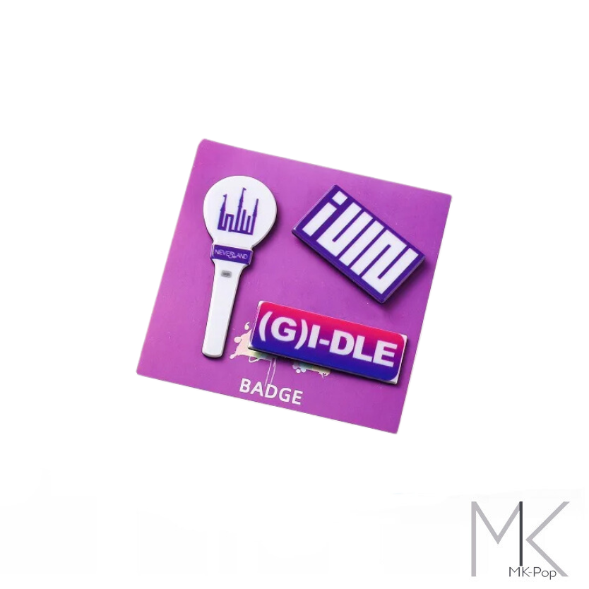 (G)I DLE - Set Badges x3 Collections - Articles - Papeterie & Goodies ...