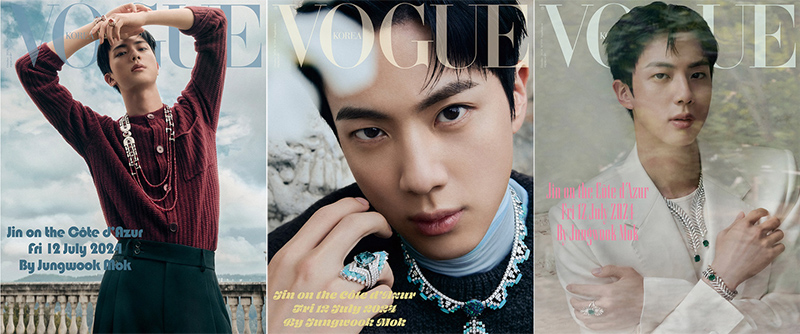 JIN [BTS] - Vogue Korean Special Magazine Octobre 2024 - Articles ...