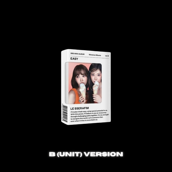 LE SSERAFIM - Easy (Weverse Albums ver.)