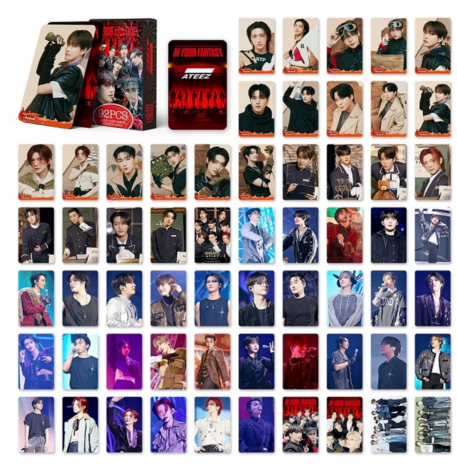 ATEEZ - Set Lomo Carte + Stickers - Ateez 2025 World Tour In Your ...