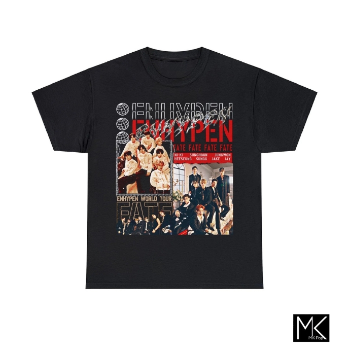 ENHYPEN - T-shirt World Tour Fate 2023 - Mkpop