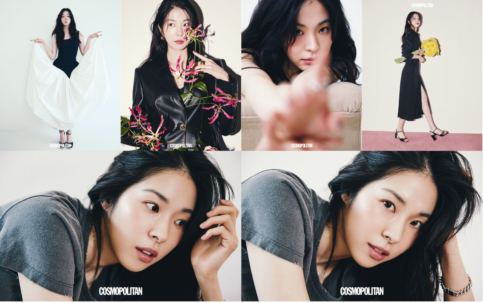 KIM YEON KOUNG - Cosmopolitan Korean Magazine Août 2024 - mkpop