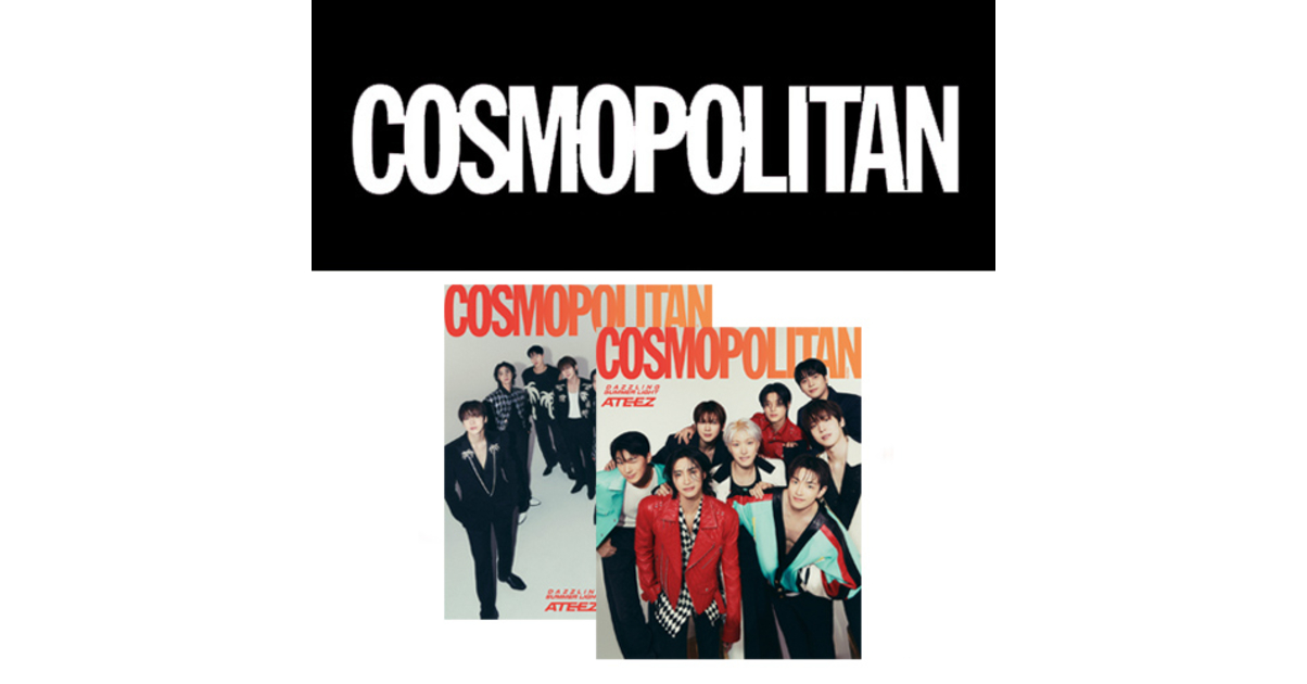 ATEEZ - Cosmopolitan Korea Magazine Juillet 2024 - mkpop