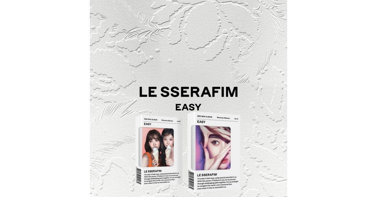 LE SSERAFIM - Easy (Weverse Albums ver.)