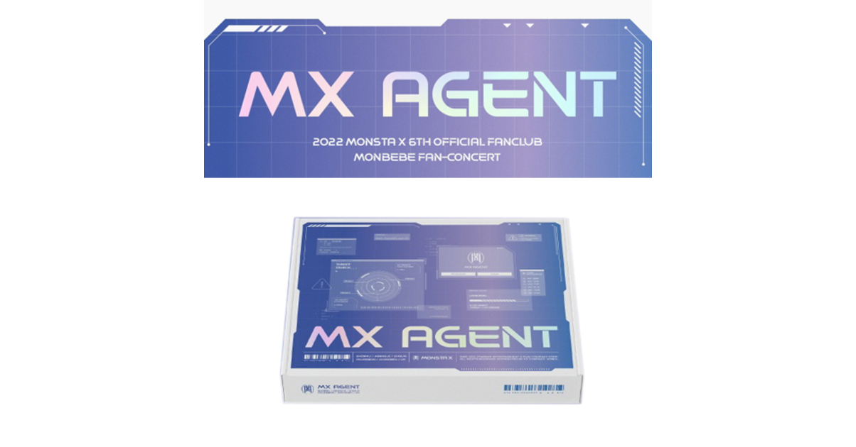 MONSTA X - 2022 6th Official Fanclub Monbebe Fan Concert MX Agent (Blu ...