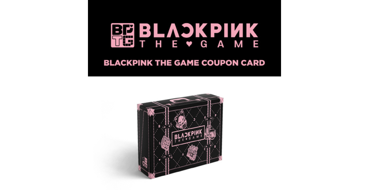 BLACKPINK - The Game Coupon Card