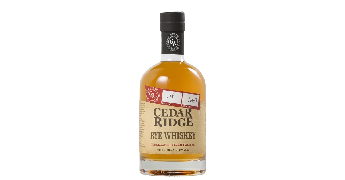 CEDAR RIDGE Rye | Whisky Américain | Heritage Whisky