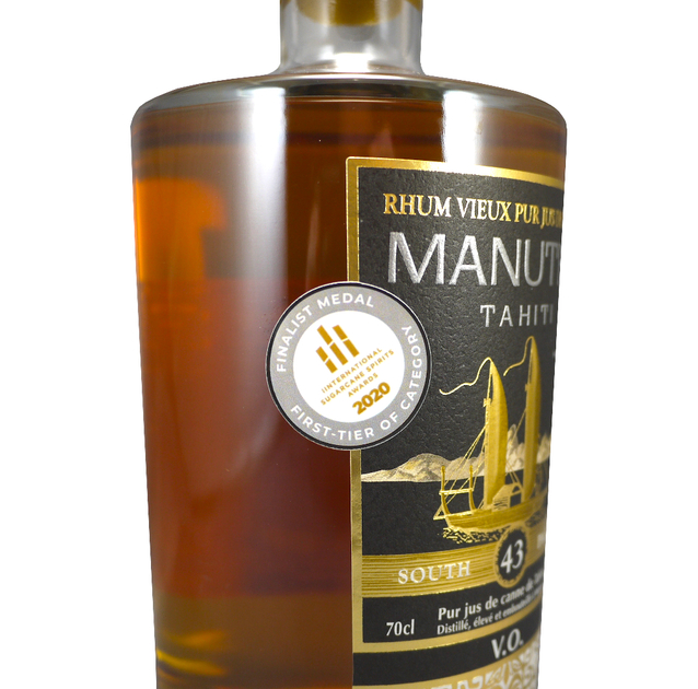 MANUTEA V.O 43 % | Rhum Vieux de Tahiti | sur Heritage Whisky