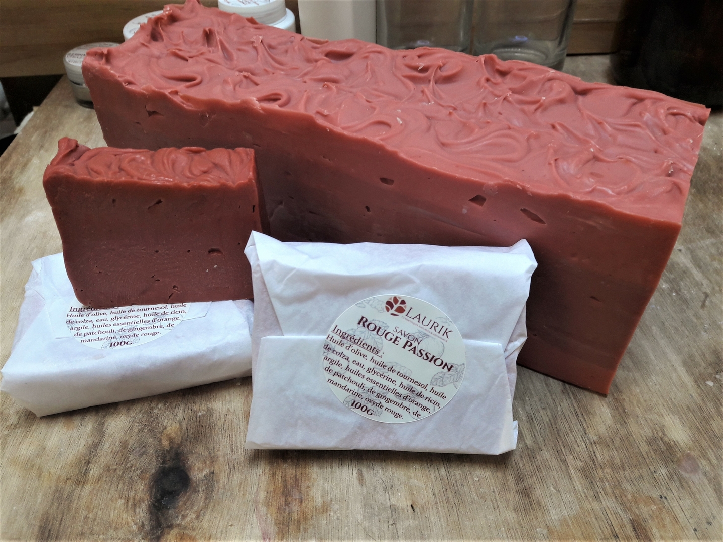 Savon "Rouge Passion" - Laurik-cosmetiques