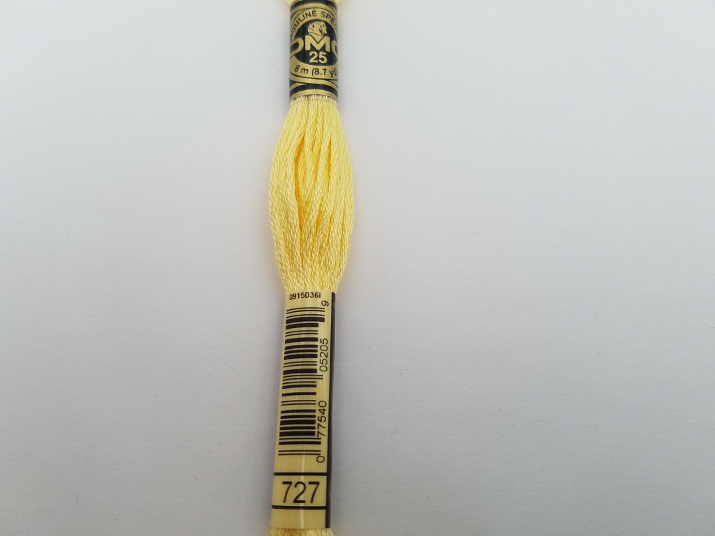 Mouliné spécial DMC n° 727, jaune primevère - Les Fils/Fil Mouliné - La ...