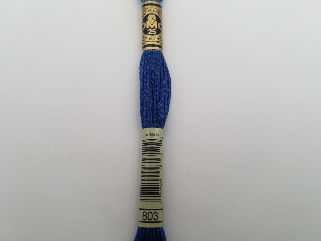Mouliné spécial DMC n° 803, encre bleue - Les Fils/Fil Mouliné - La ...