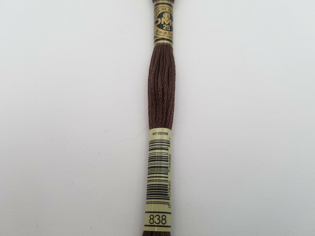 Mouliné spécial DMC n° 838, bois foncé - Les Fils/Fil Mouliné - La ...