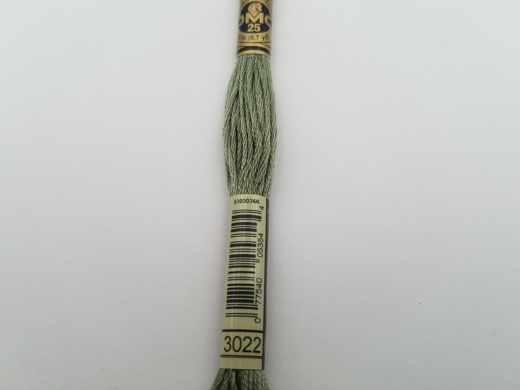 Mouliné spécial DMC n° 3022, gris éléphant - Les Fils/Fil Mouliné - La Mercerie du Berry