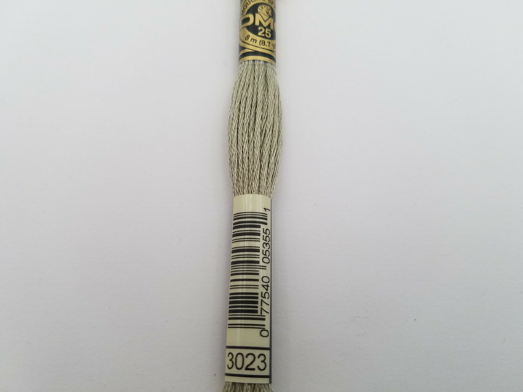 Mouliné spécial DMC n° 3023, feutre gris - Les Fils/Fil Mouliné - La Mercerie du Berry