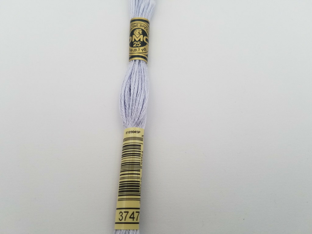 Mouliné spécial DMC n° 3747, bleu glacier - Les Fils/Fil Mouliné - La ...