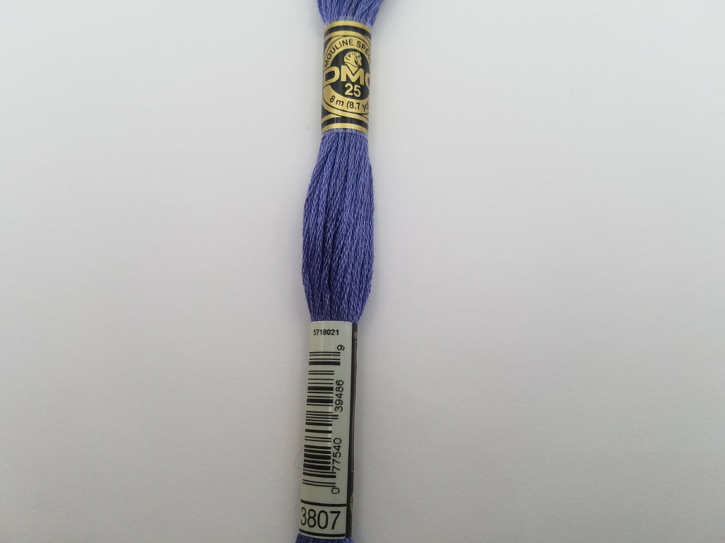 Mouliné spécial DMC n° 3807, campanule bleue - Les Fils/Fil Mouliné ...