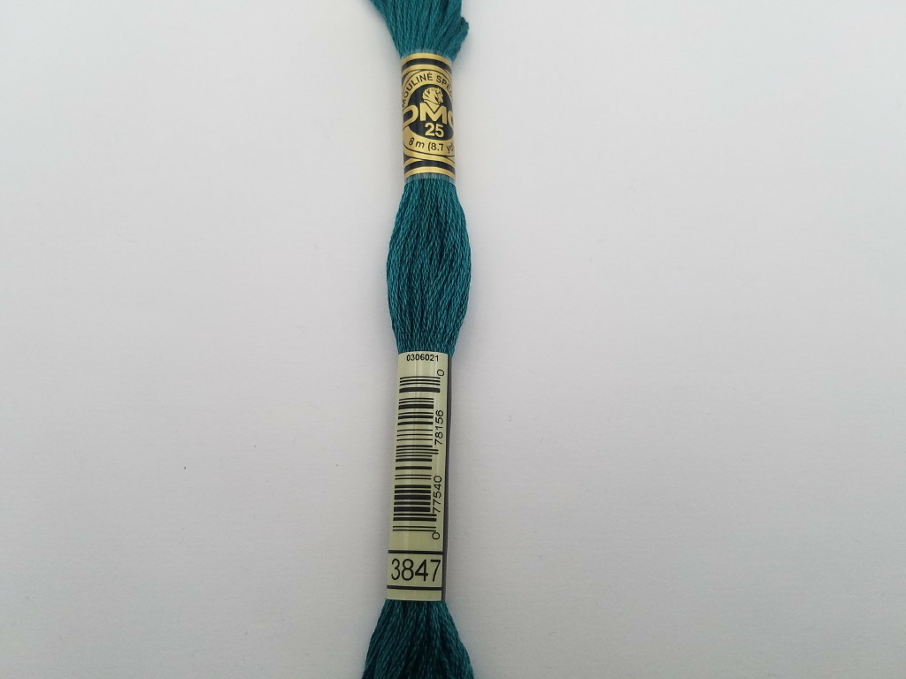 Mouliné spécial DMC n° 3847, vert chinois - Les Fils/Fil Mouliné - La ...