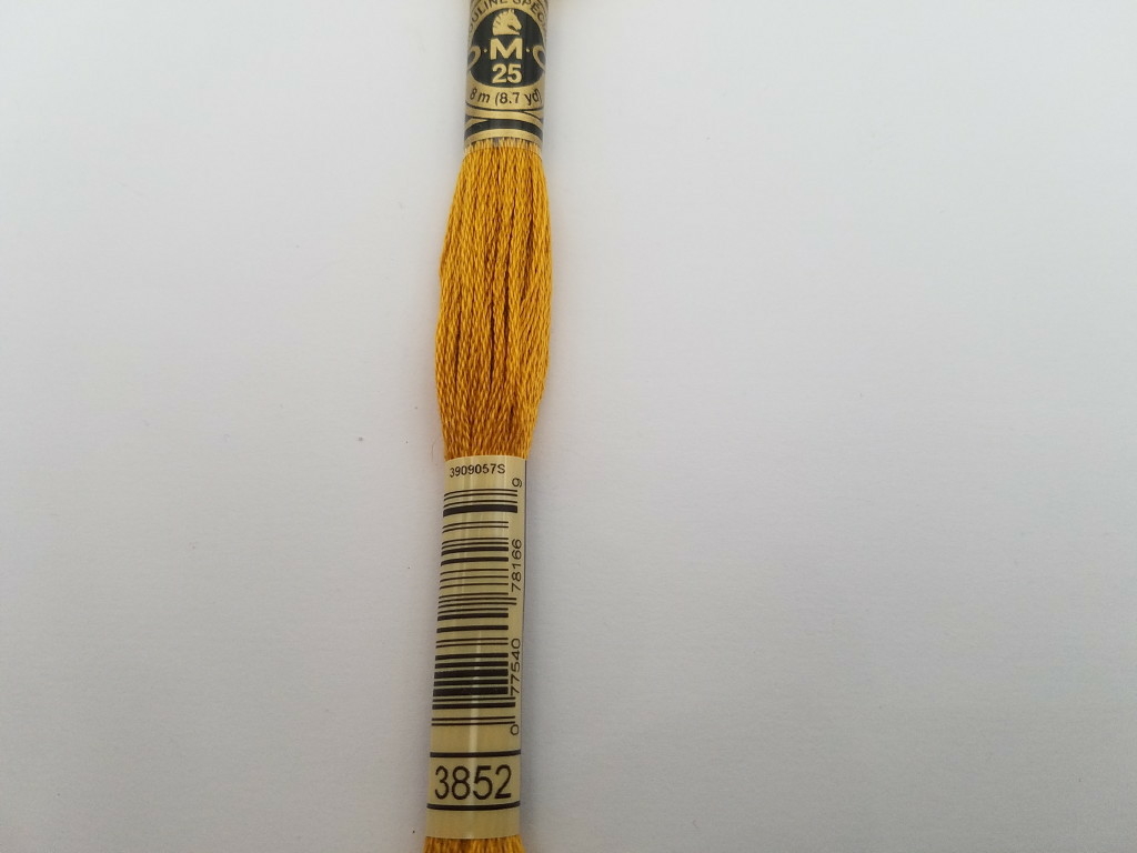 Mouliné spécial DMC n° 3852, moutarde - Les Fils/Fil Mouliné - La ...