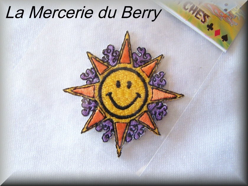 Ecusson soleil - Les Ecussons - La Mercerie du Berry