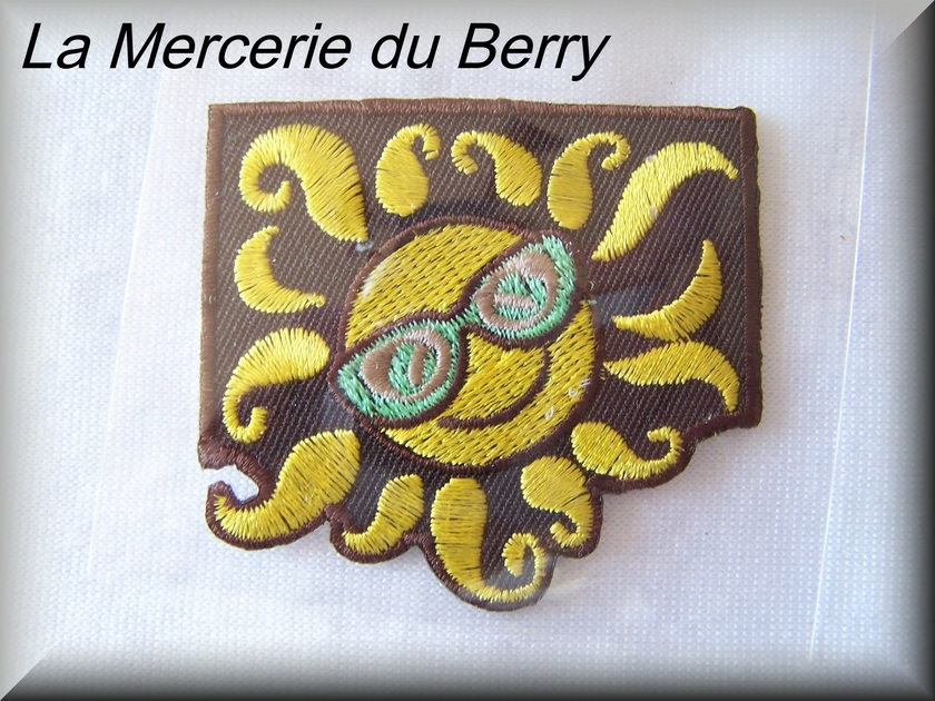 Ecusson soleil - Les Ecussons - La Mercerie du Berry