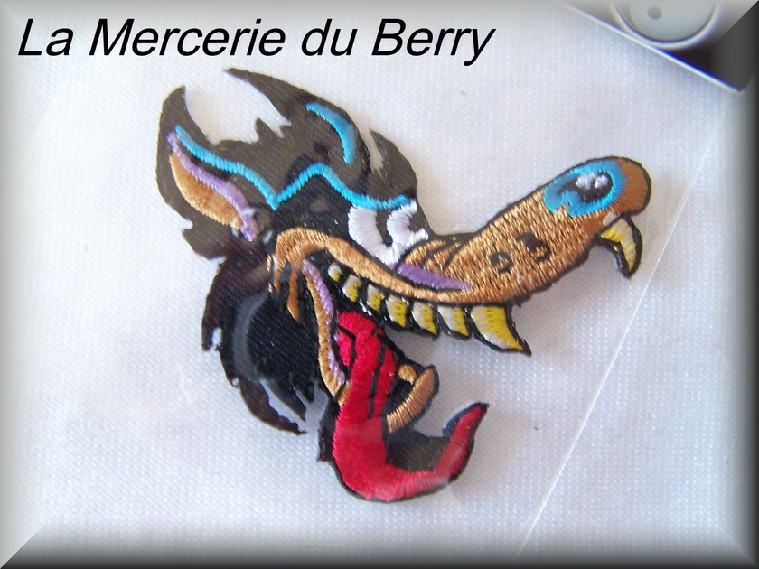 Ecusson loup - Les Ecussons - La Mercerie du Berry