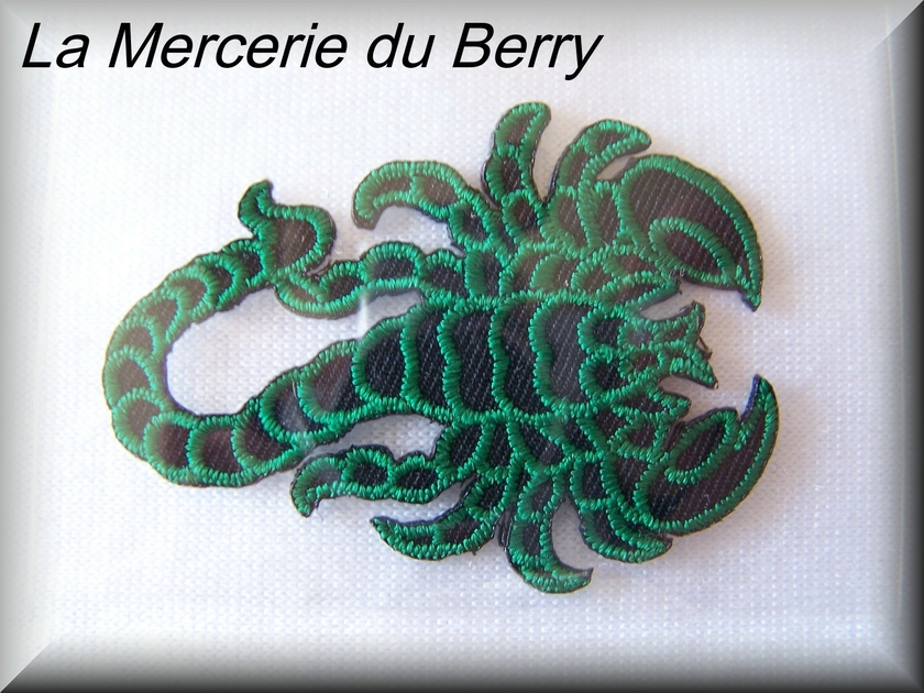 Ecusson scorpion - Les Ecussons - La Mercerie du Berry