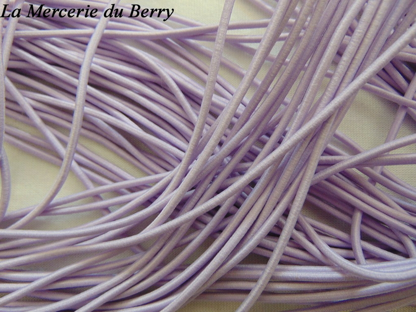 Elastique rond, violet clair, 2.5 mm - Les Elastiques/Elastique rond ...