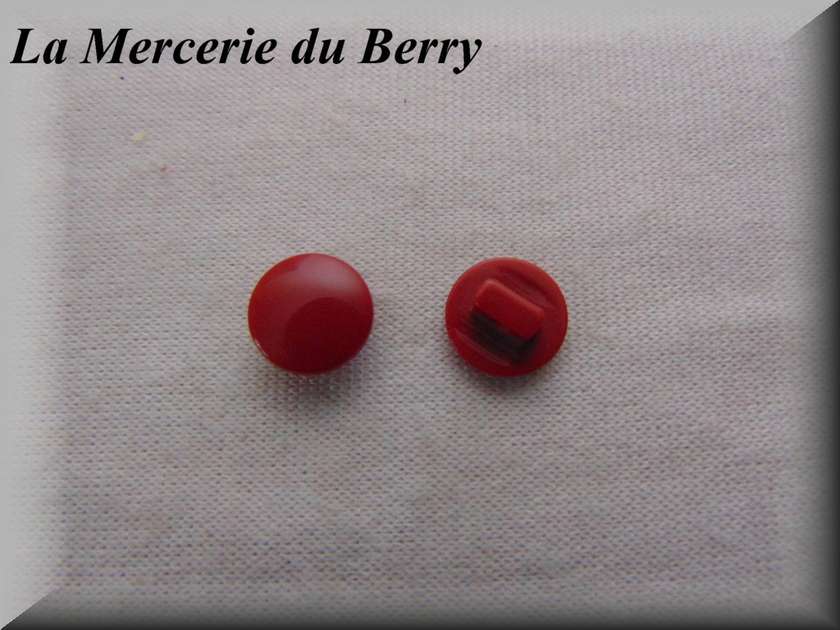 Bouton rouge foncé - Les Boutons/Classique - La Mercerie du Berry