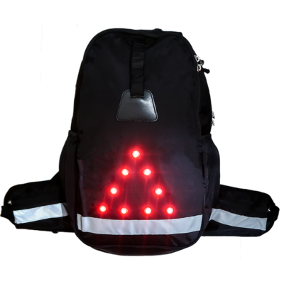 Sac à dos 30 litres Blacklight Nomadled Leds AV/AR - bandes rétro ...