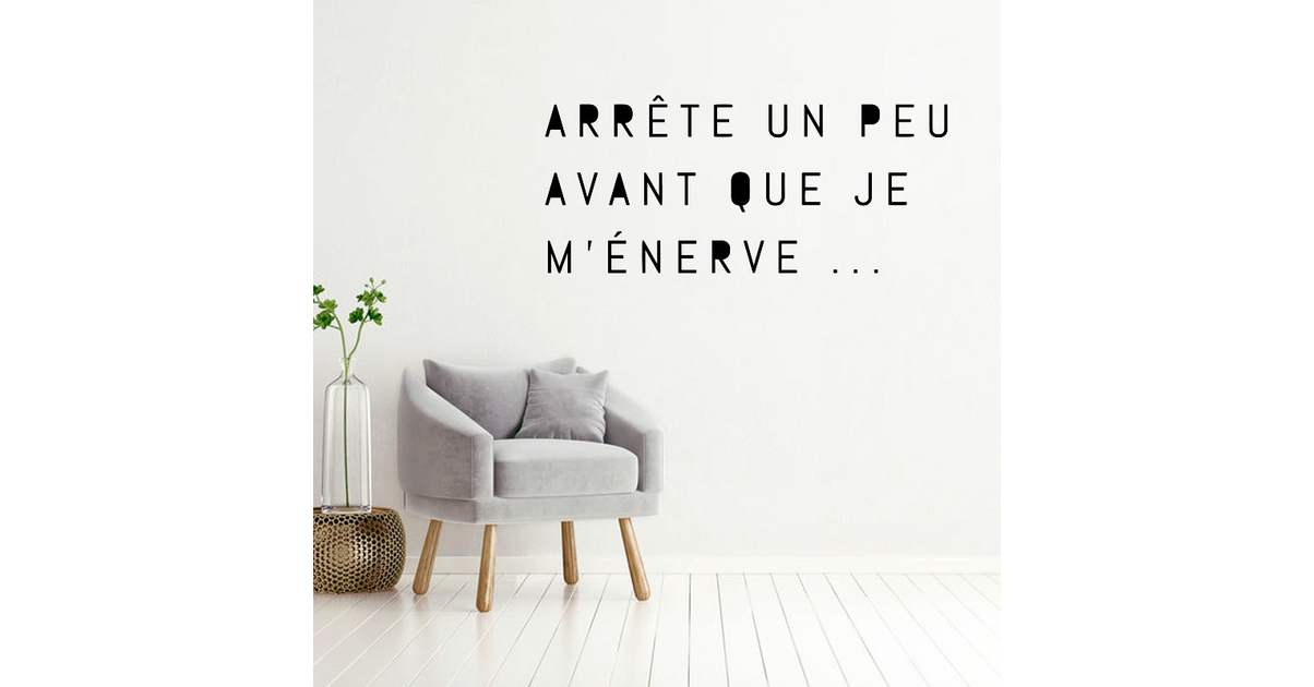 Sticker citation Arrête un peu - Stickers Humour - artsdeszifs