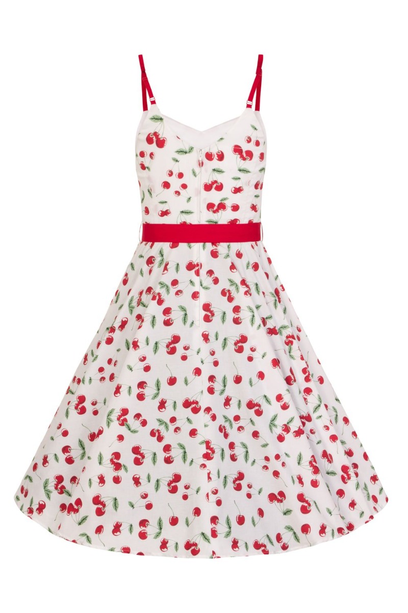 Robe Pin Up Rockabilly 50s Rétro Sweetie Cerises Vêtements Robe