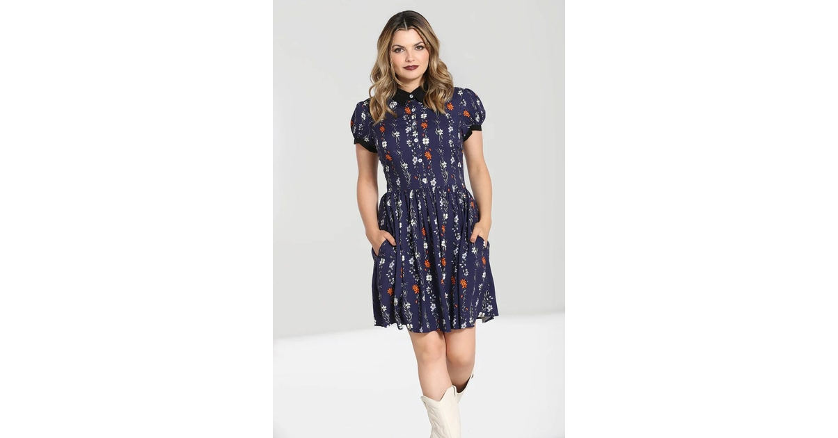 Mini Robe Hell Bunny Rétro 50's Rockabilly Asta - Vêtements/Robe ...