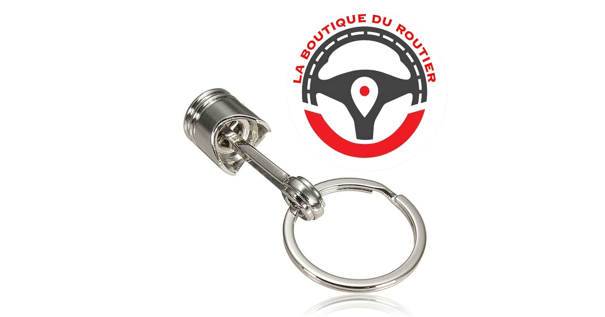 Porte-clés piston camion- Accessoires camion - laboutiqueduroutier