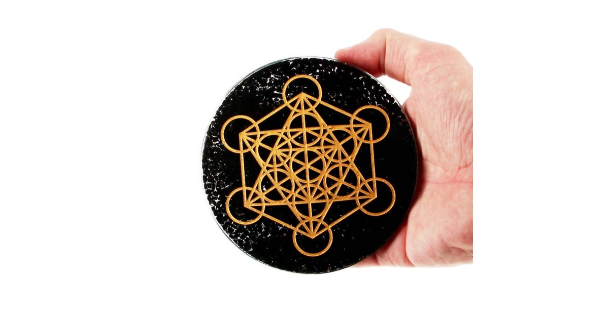 Plaque Orgonite Obsidienne Noire Métatron - Minéraux/Plaque de ...