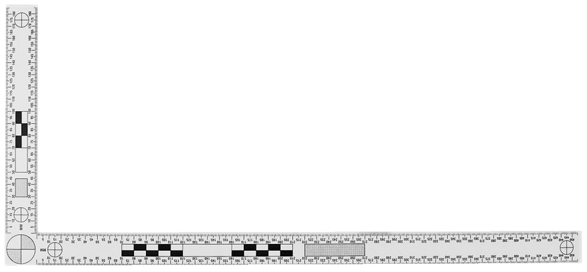 Equerre réversible 180 x 450mm - MESURE - produits-police-scientifique.com