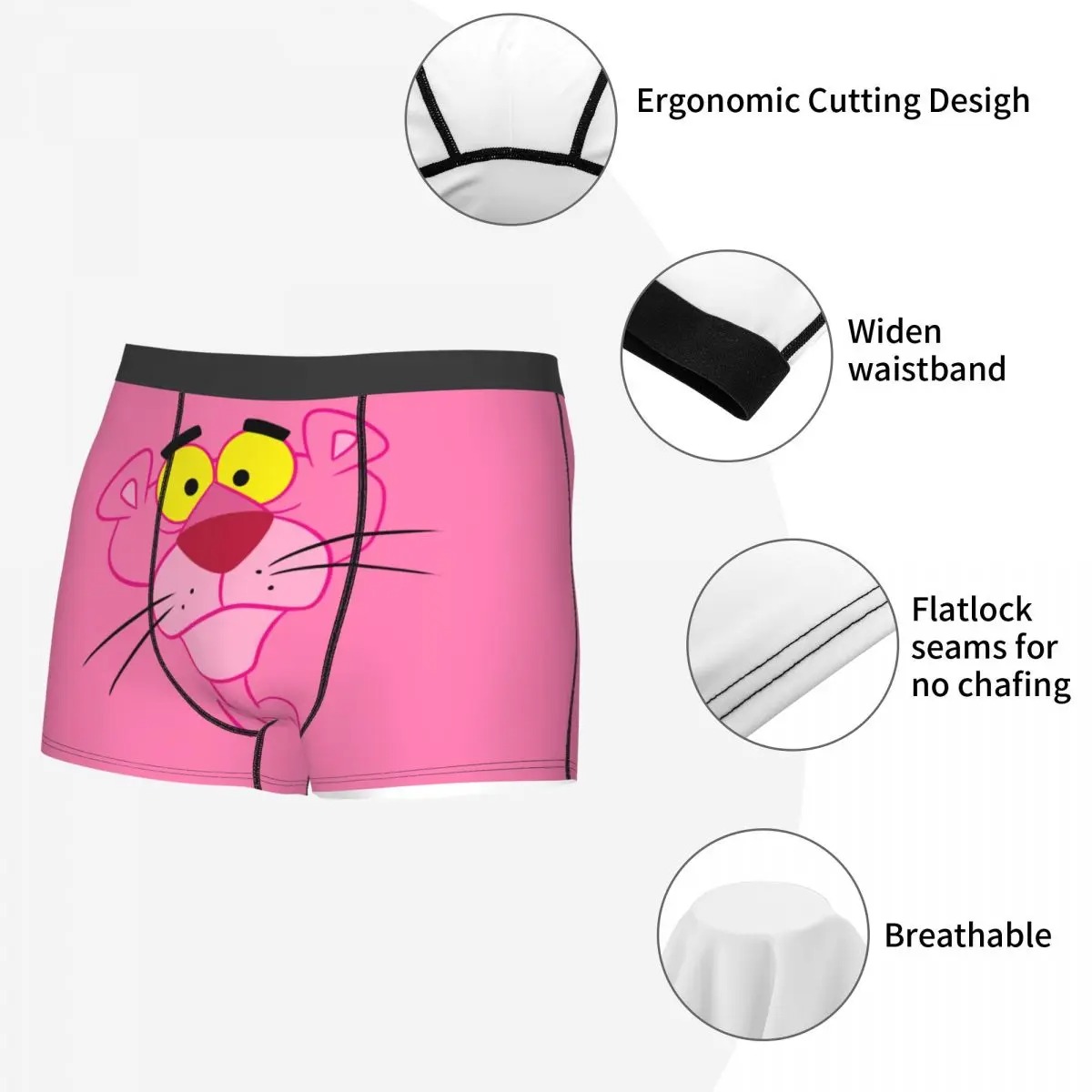 Boxer panthère rose pour homme - Mode/Sous-vêtements Hommes - Merci ...