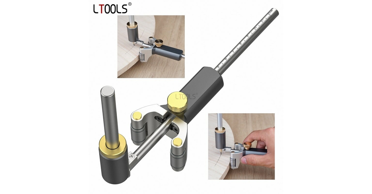 Trusquin en métal avec guide et règle - Bricolage/Menuiserie - Merci ...