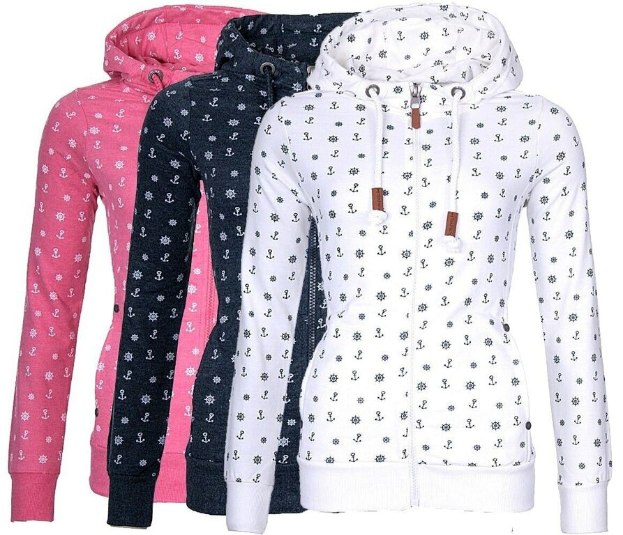 Sweat à capuche motifs marins pour femme - Mode/Sweat, Pull et Gilet ...