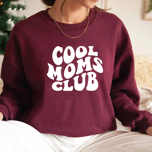 Cool Moms Club Sweatshirt pour femme - Mode/Sweat, Pull et Gilet pour ...