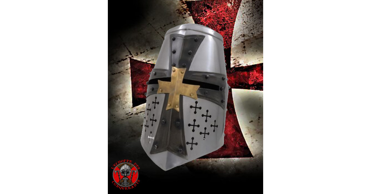 Heaume Templier - TEMPLIER - L'échoppe des Conquérants