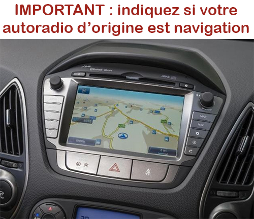 Autoradio GPS Hyundai ix35 - Navigation GPS & Bluetooth intégrés ...