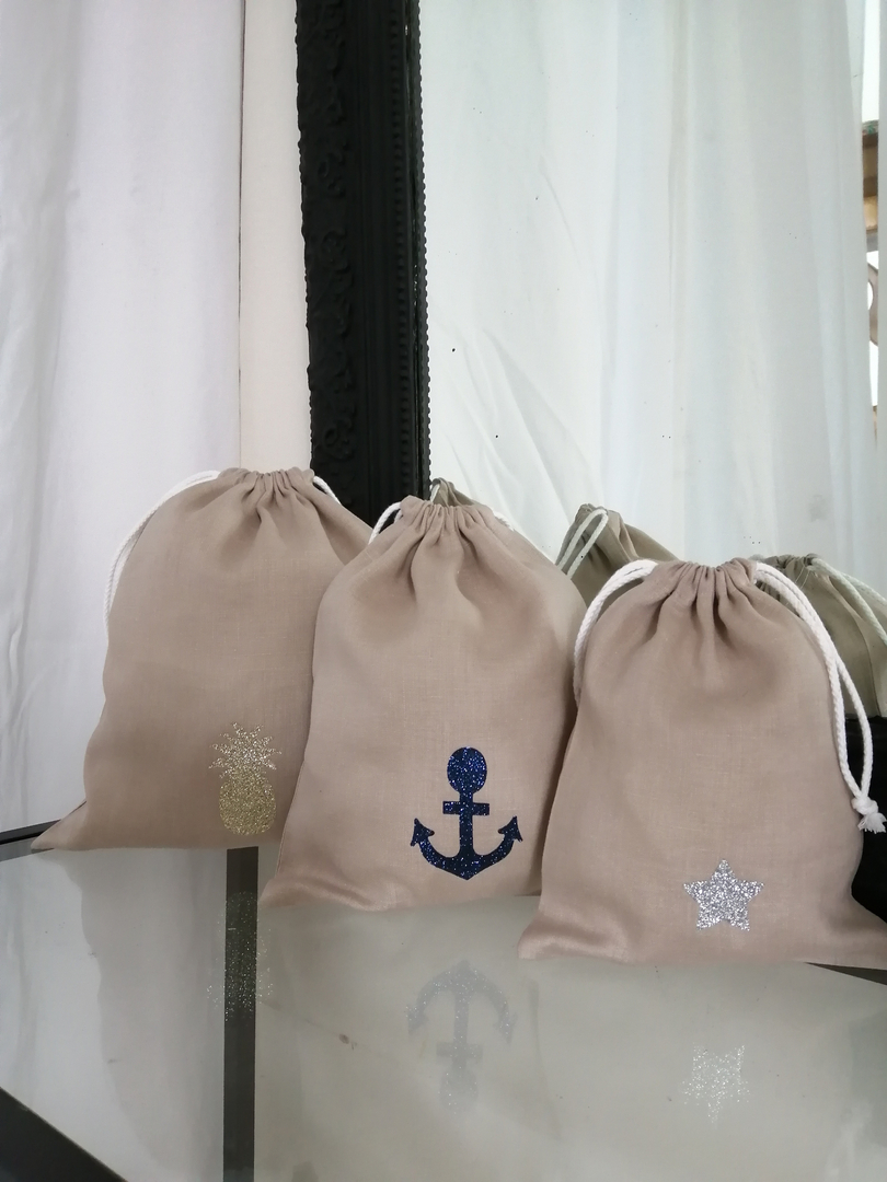 Sac écologique en lin beige - Les sacs et cabas/Les sacs - Fibres et ...