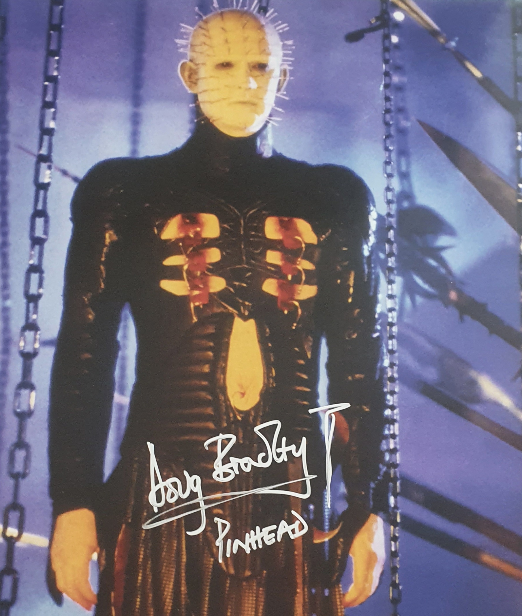 Autographe de Doug Bradley (Hellraiser/Pinhead)