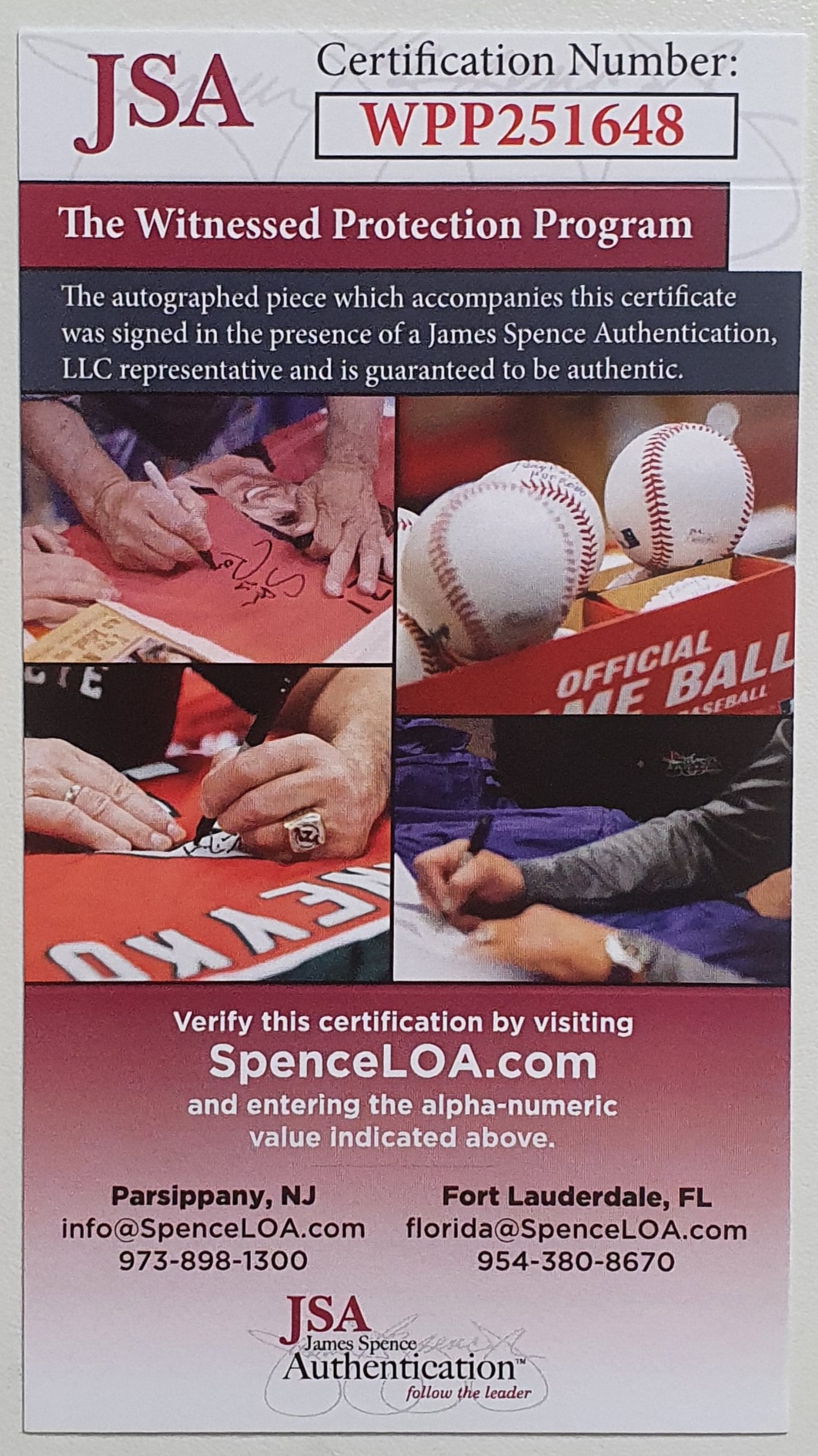 Autographe d'Oliver Robbins (Robbie Freeling, Poltergeist) JSA