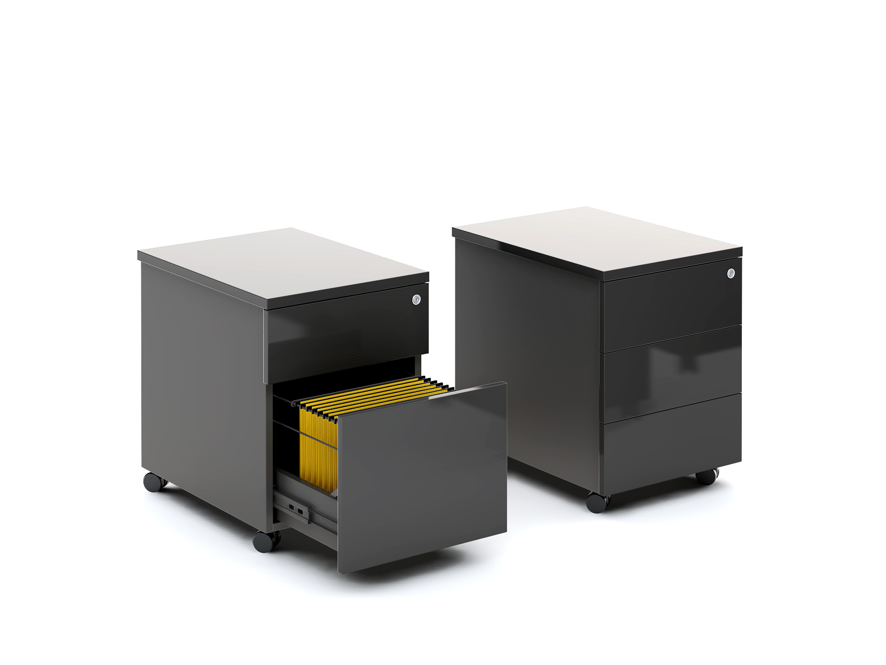 Casier flex office et caisson de rangement